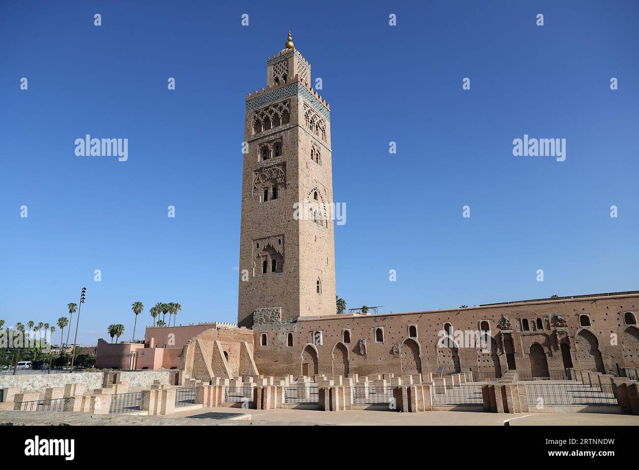 (230914) -- MARRAKECH, Sept. 14, 2023 (Xinhua) -- This photo taken on ...