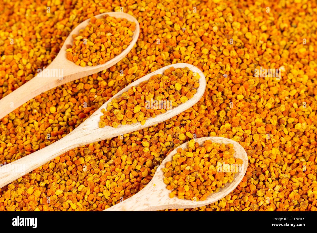 Super food Bee Pollen Granules, Natural And Healthy Food; Top View ...