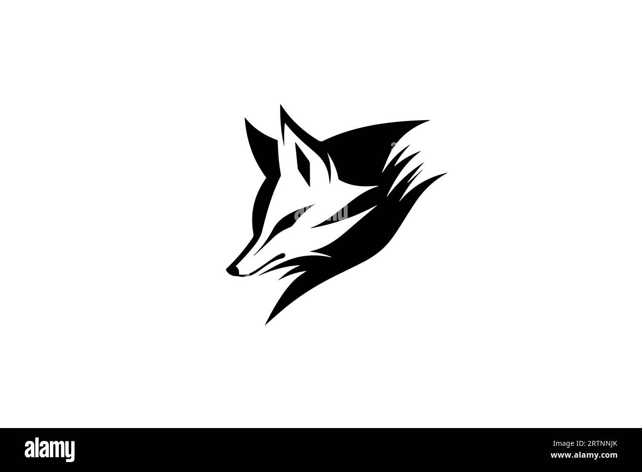 Fox Head Clipart Black And White