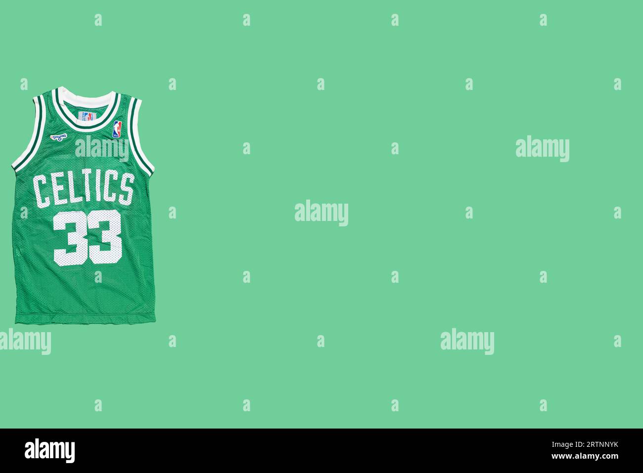 Boston Celtics retro green basketball jersey with Larry Bird's number ...