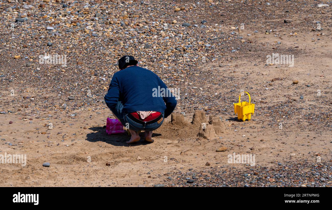 Saltburn by the Sea Generic Scenery and Beach Activities Stock Photo ...