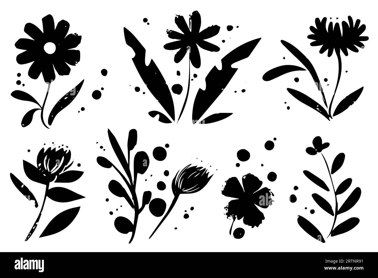 Lino cut illustration Stock Vector Images - Alamy