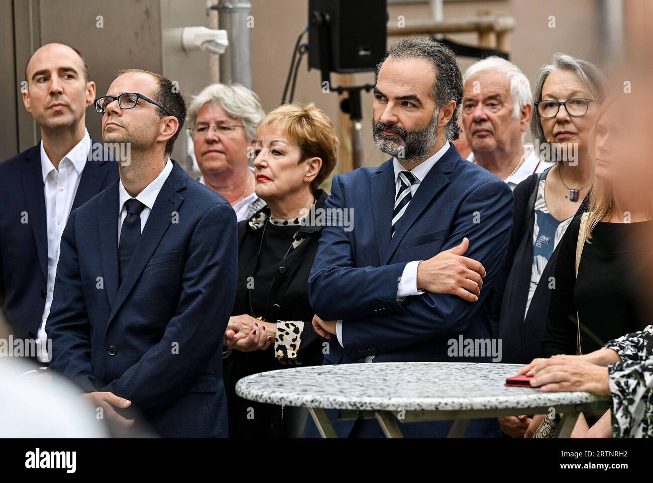 13.09.2023, xpsx, Lokal Hanau Eröffnung Haus des Jugendrechts, v.l ...