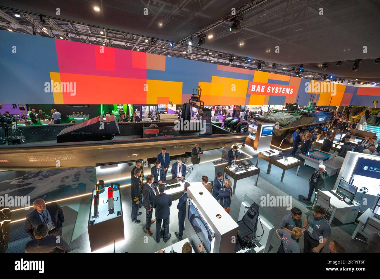 ExCel, London, UK. 14th Sep, 2023. The biennial Defence and Security Exhibition (DSEI) runs from ...