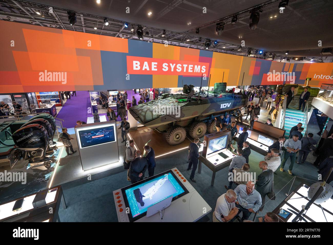 ExCel, London, UK. 14th Sep, 2023. The biennial Defence and Security Exhibition (DSEI) runs from ...