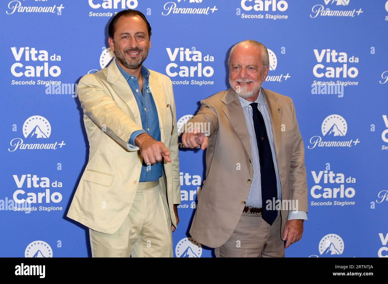 Luigi De Laurentiis und Aurelio De Laurentiis beim Photocall zur 2. Staffel der Paramount Serie ...