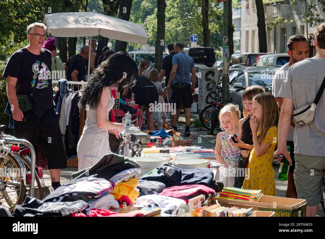 Baumscheibenfest in Alt-Treptow im Berlin am 9.9.23. Trägerverein ist ...