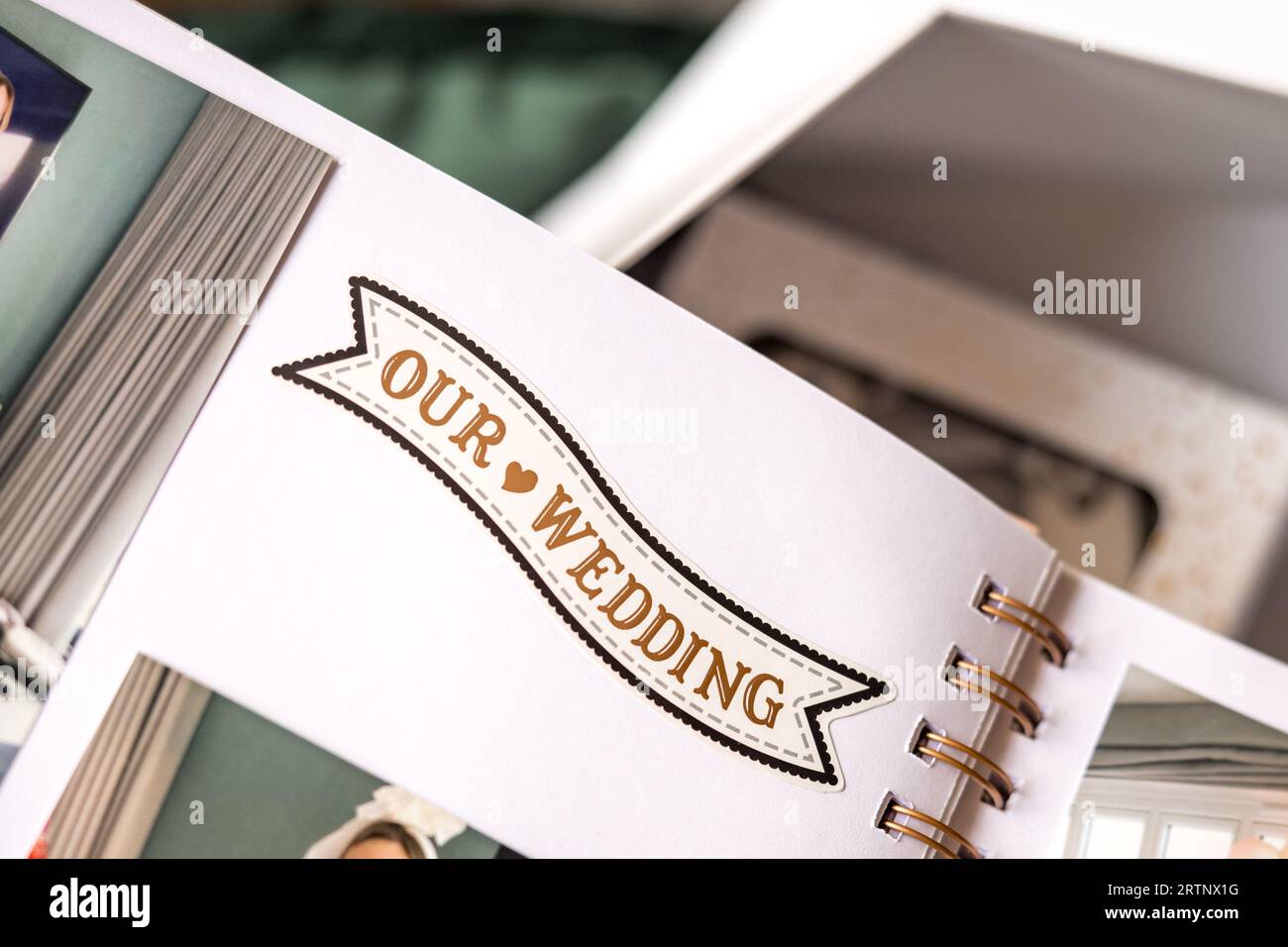 Our wedding memory book album scrapbook to remember marriage ceremony ...