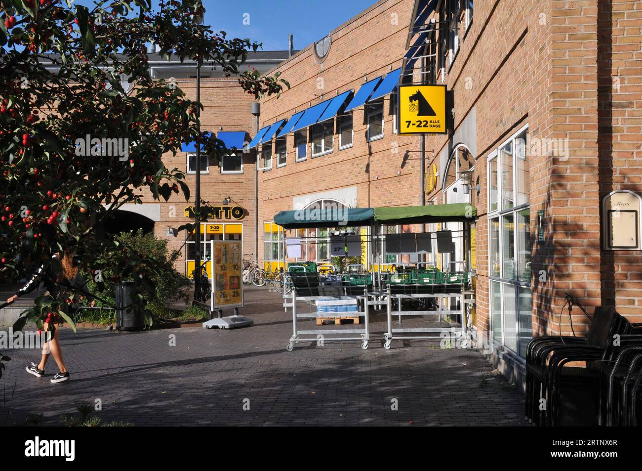 Copenhagen/Denmark /14 September 2023/Netto grocery store colour ...
