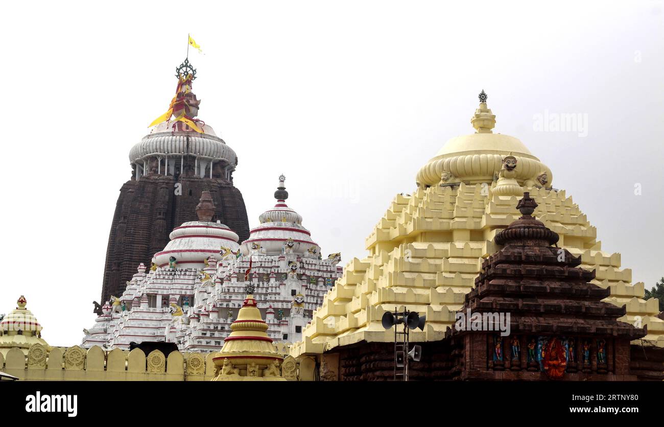 east view of famous lord jagannath temple puri Stock Photo - Alamy