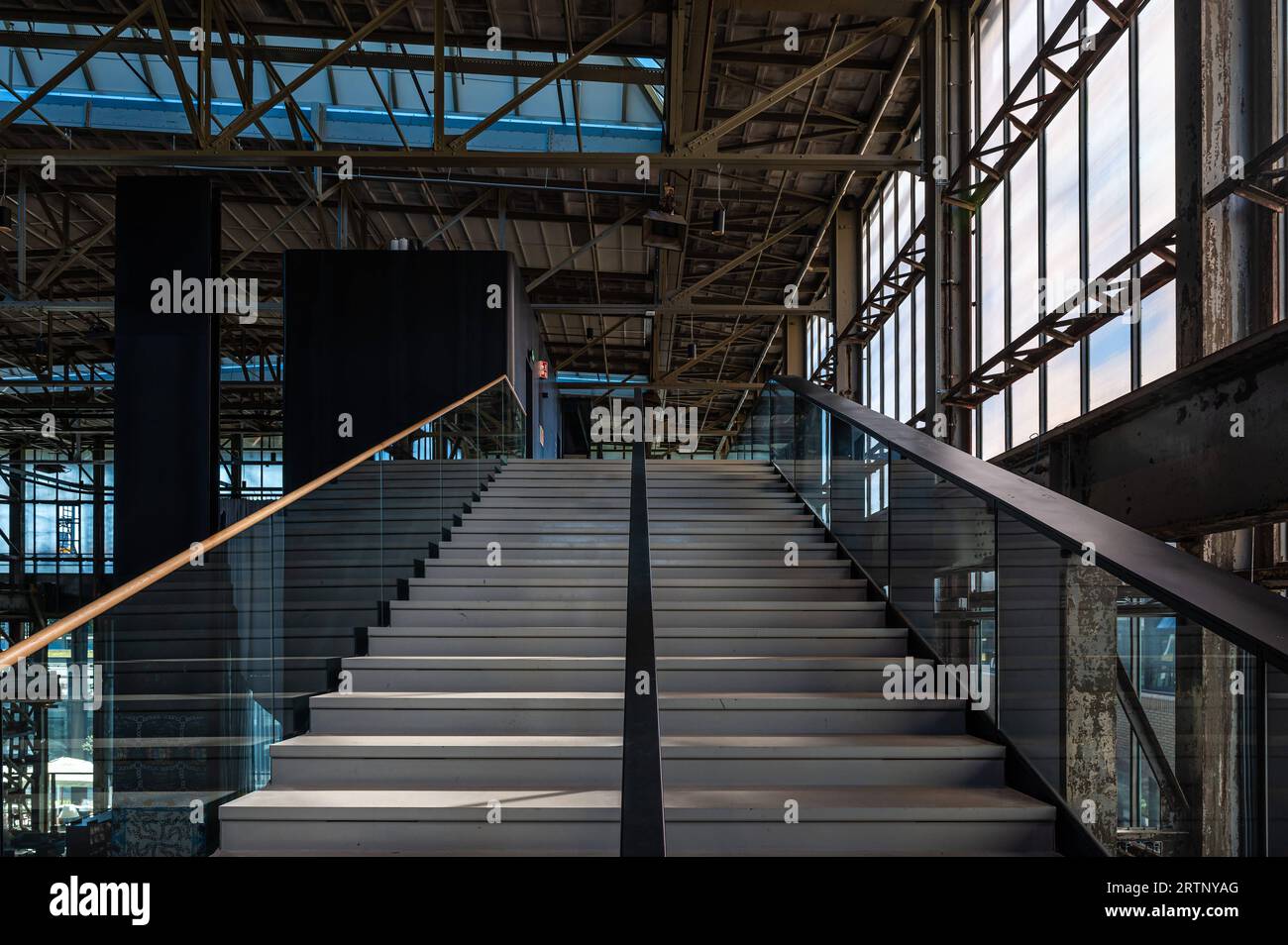 Tilburg, North Brabant, The Netherlands, September 8, 2023 - Stairs at ...