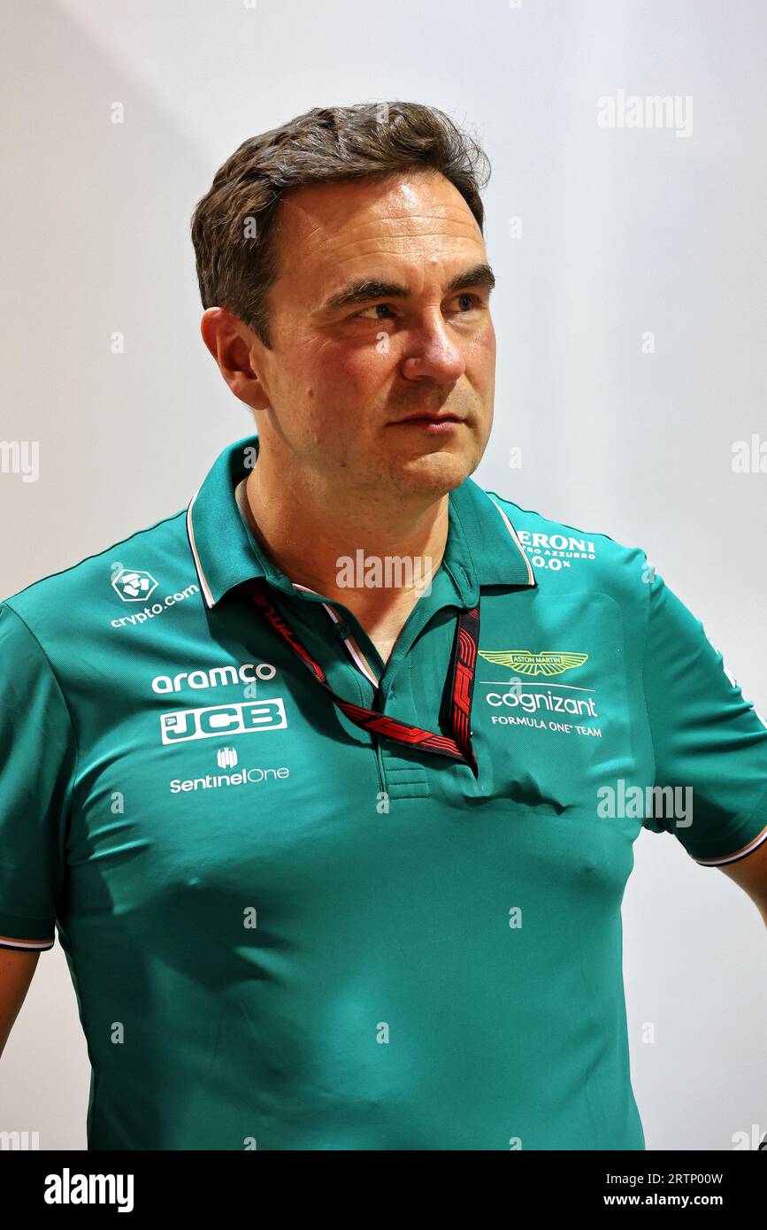 Singapore, Singapore. 14th Sep, 2023. Dan Fallows (GBR) Aston Martin F1 ...