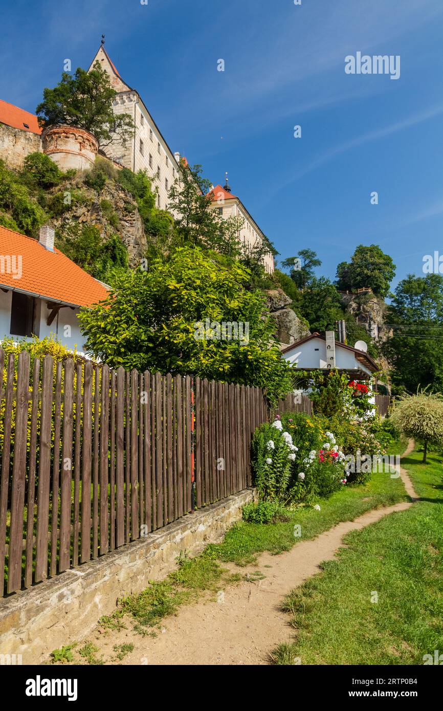 Path under the Bechyne castle, Czech Republic Stock Photo - Alamy