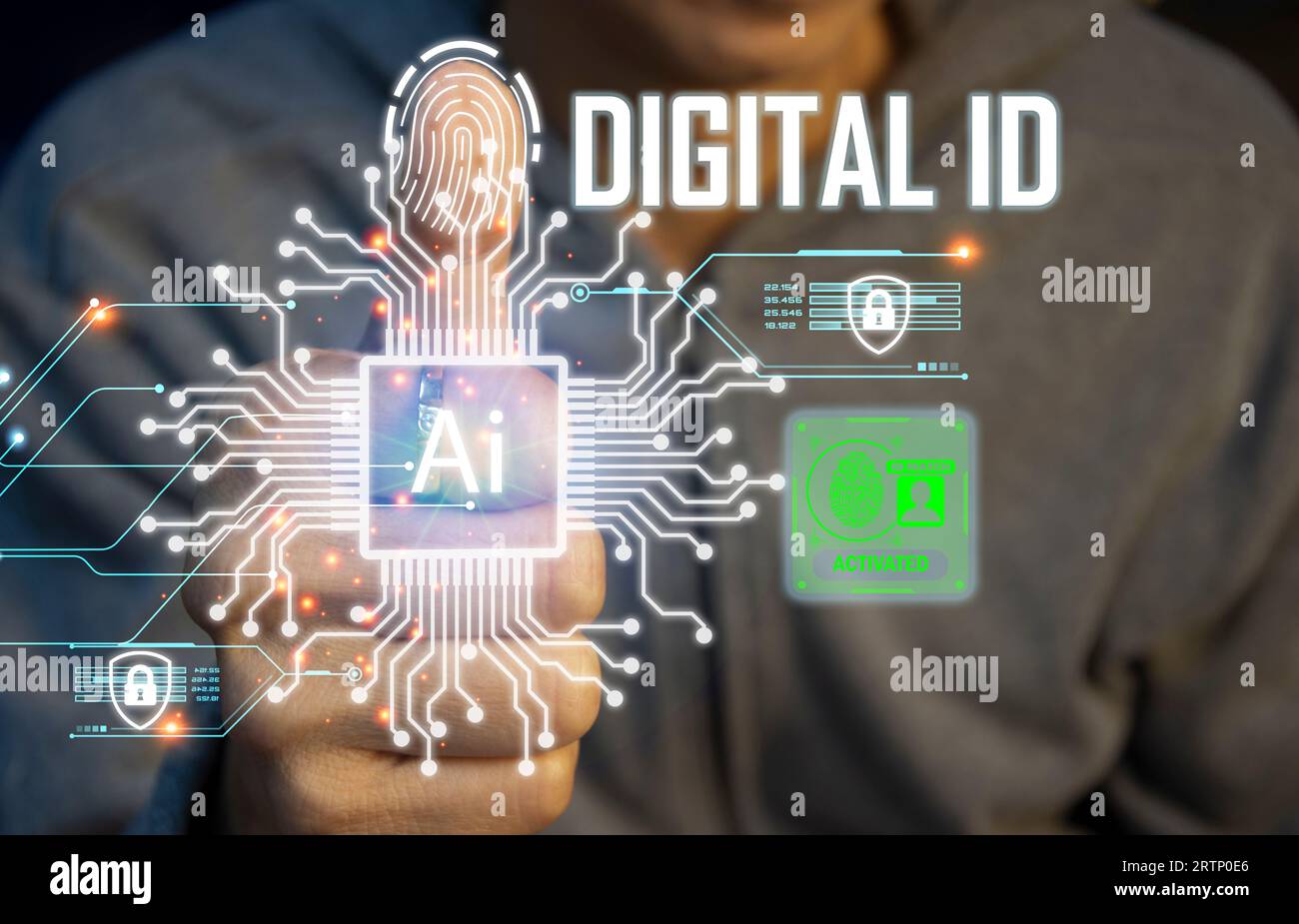Concept of digital identity verification and verification system It is ...