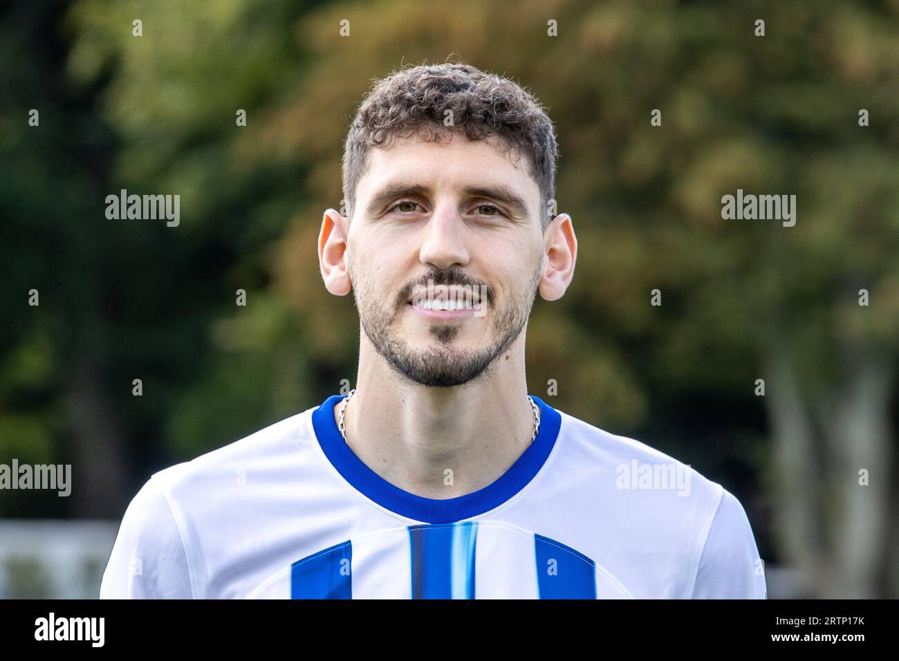 Berlin, Germany. 14th Sep, 2023. Soccer: photo session at Hertha BSC, portrait photos at ...