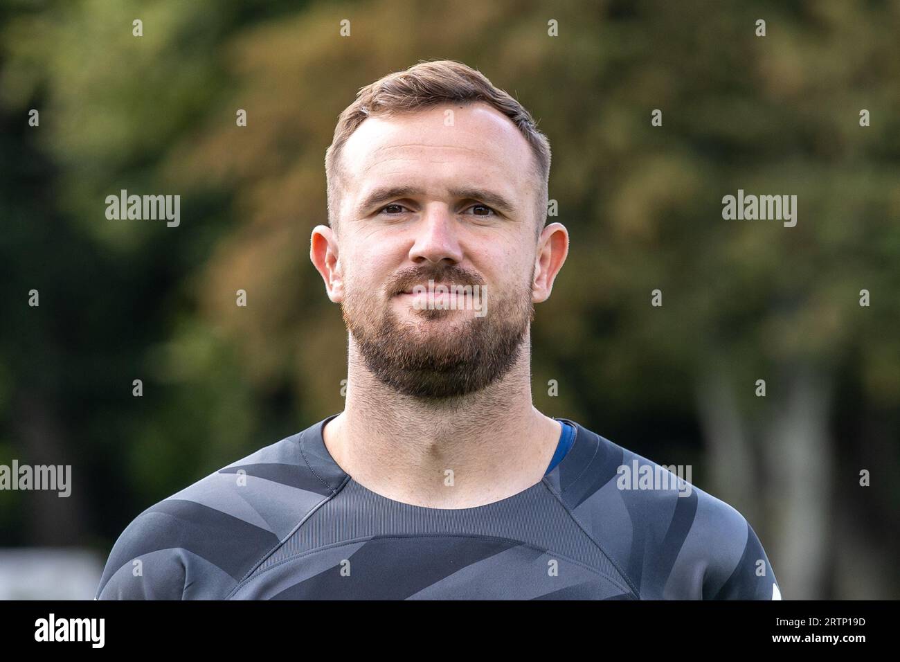 Berlin, Germany. 14th Sep, 2023. Soccer: Photo session at Hertha BSC, portrait photos at ...