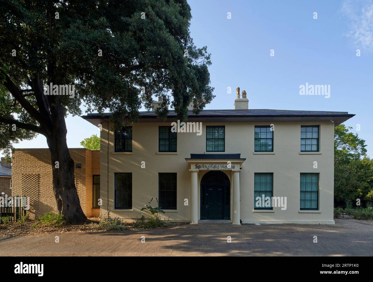 Overall view of old building. Springfield Park, London, United Kingdom ...