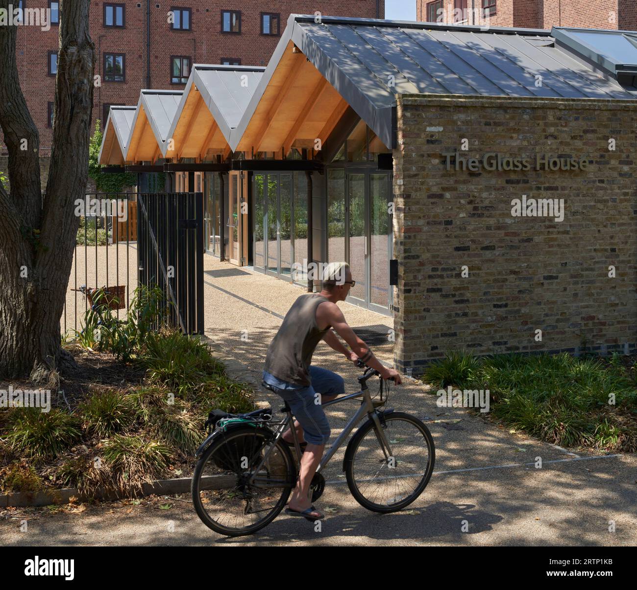 Overall exterior view showing new building. Springfield Park, London ...