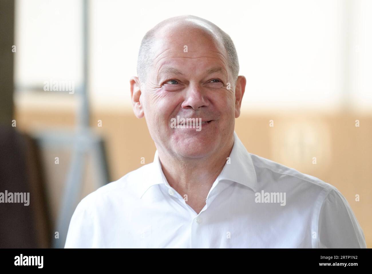 Bundeskanzler besucht Oekobauernhof Suendermann in Bremen Bundeskanzler ...