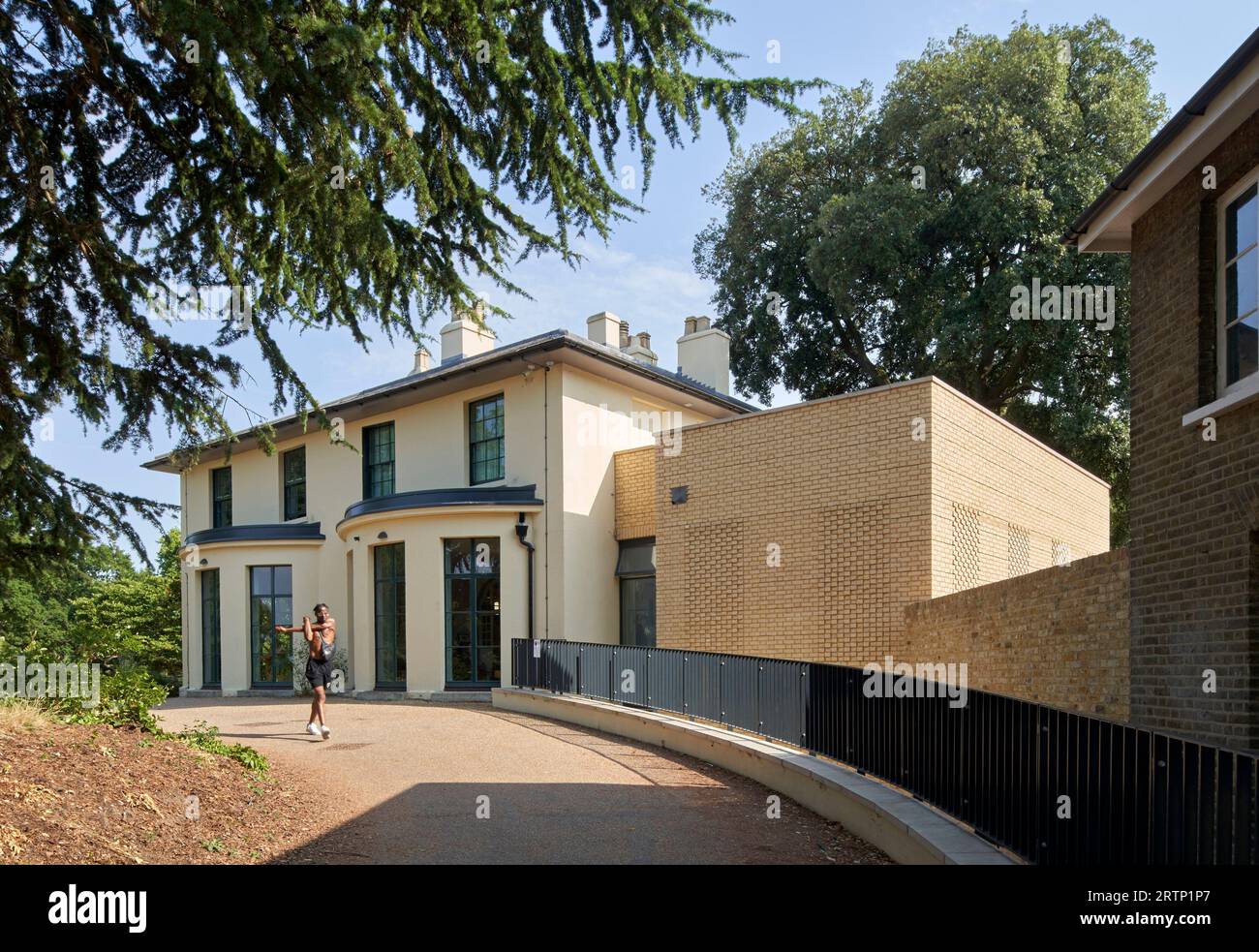 Overall view showing new additions. Springfield Park, London, United ...