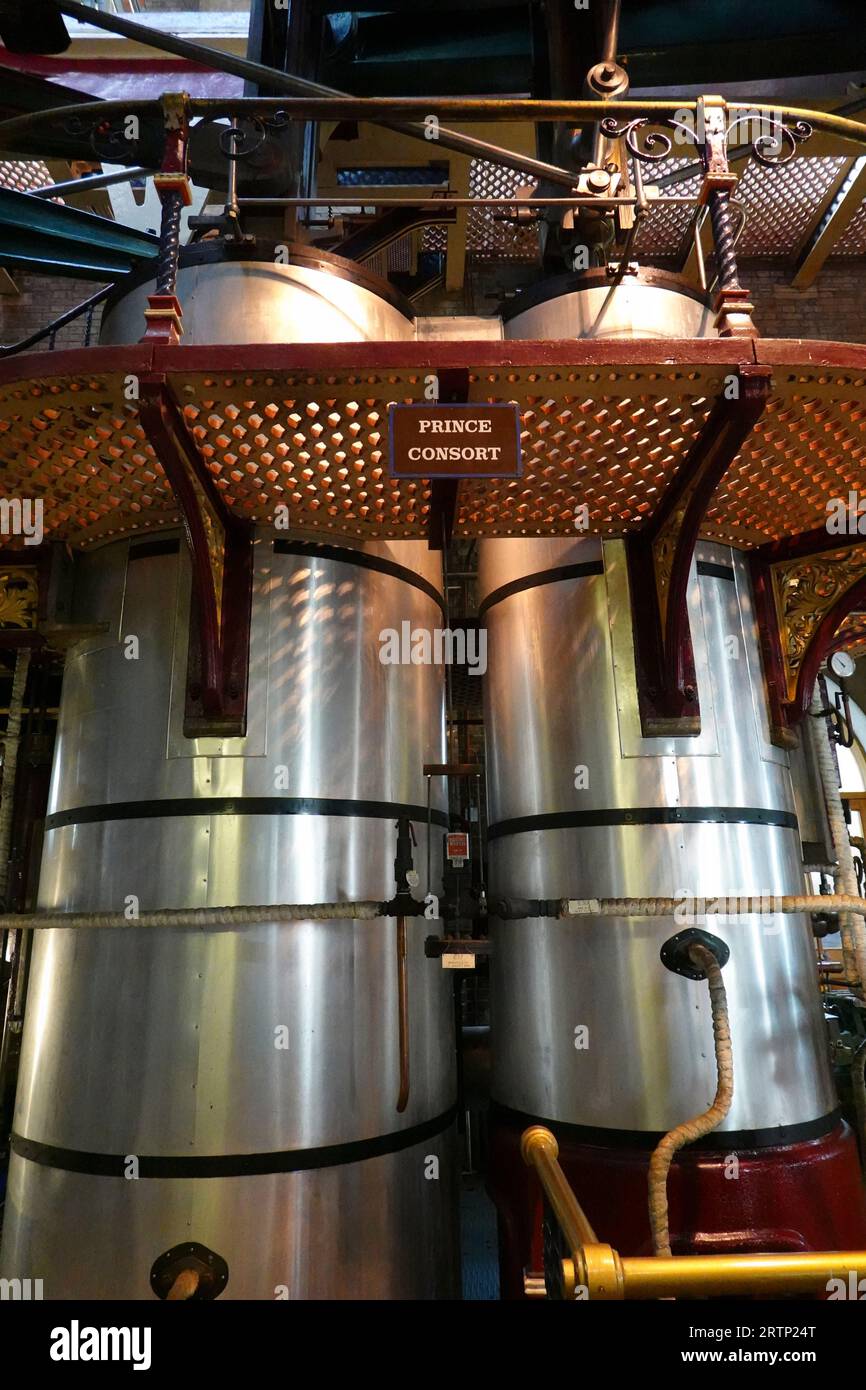 Crossness Pumping Station 'Prince Consort' Steam Beam Engine-2 Stock ...