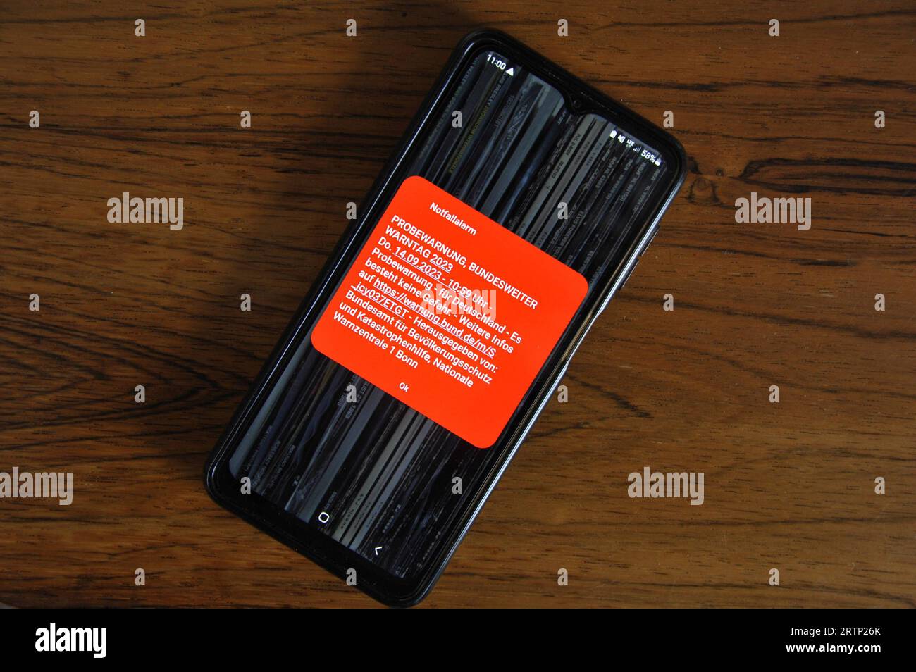 Feature / Symbol: Handy-Alarm mit Cell Broadcast 09/23 thg Bundesweiter ...