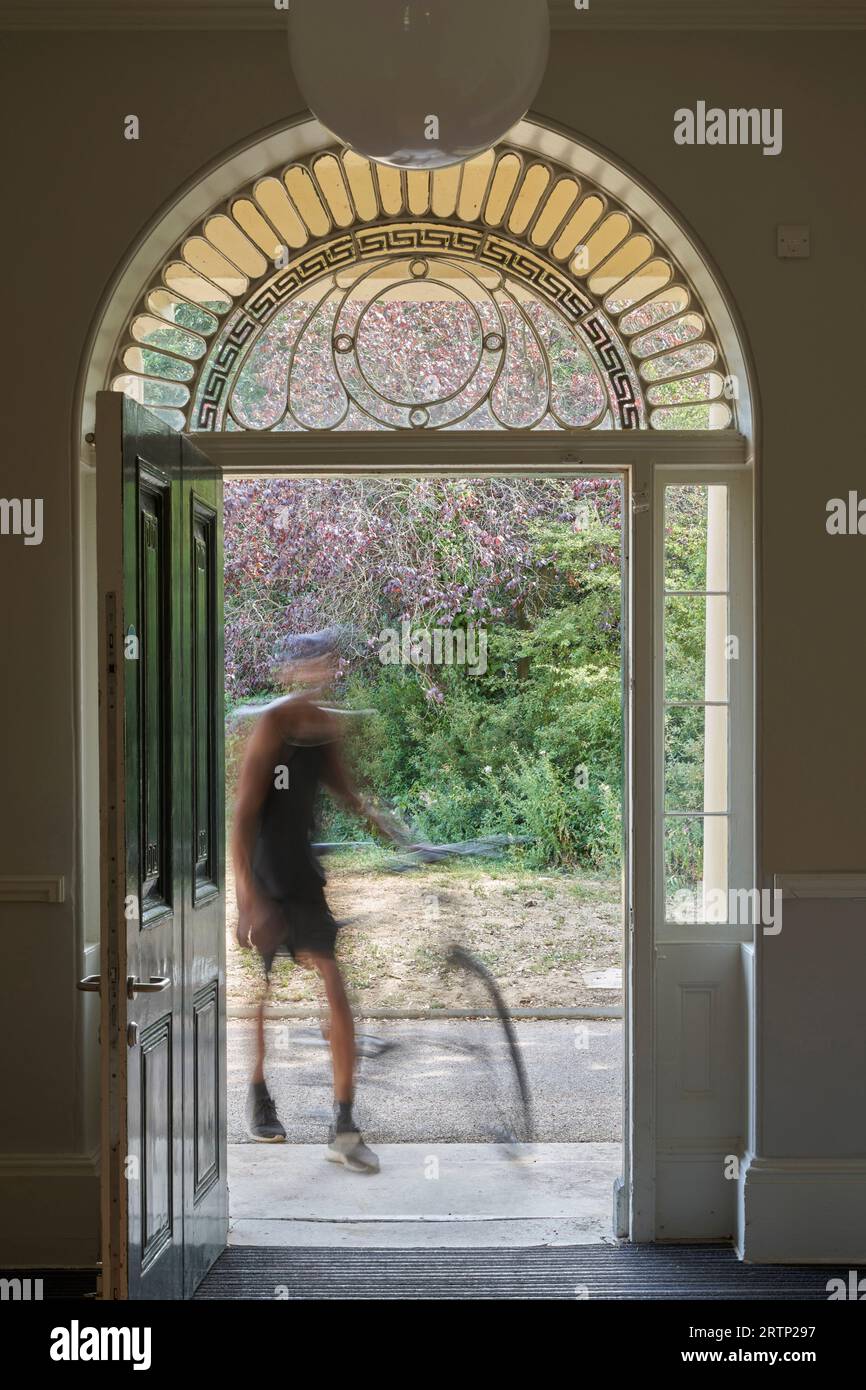 Interior view entrance in main building. Springfield Park, London ...