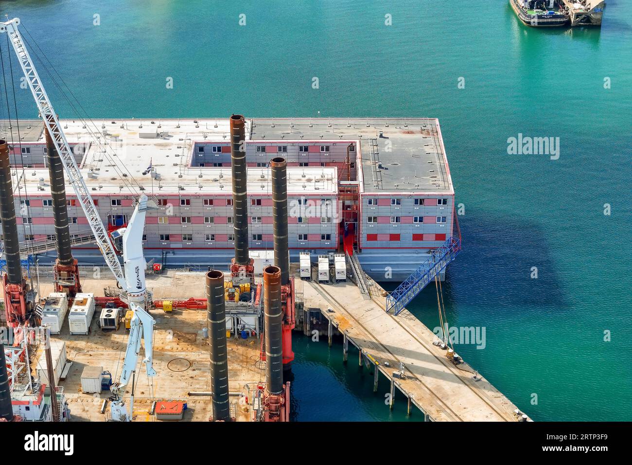 Portland, Dorset, UK. 14th September 2023. General view from the air of ...
