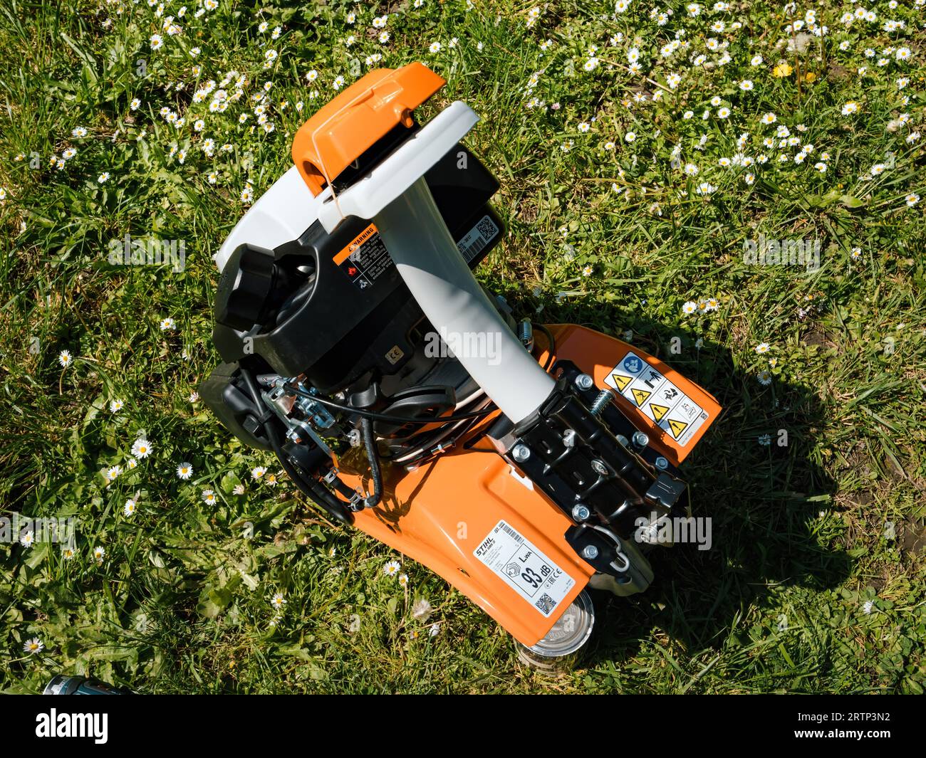 Frankfurt, Germany - May 3, 2023: A top-down perspective unveils the ...