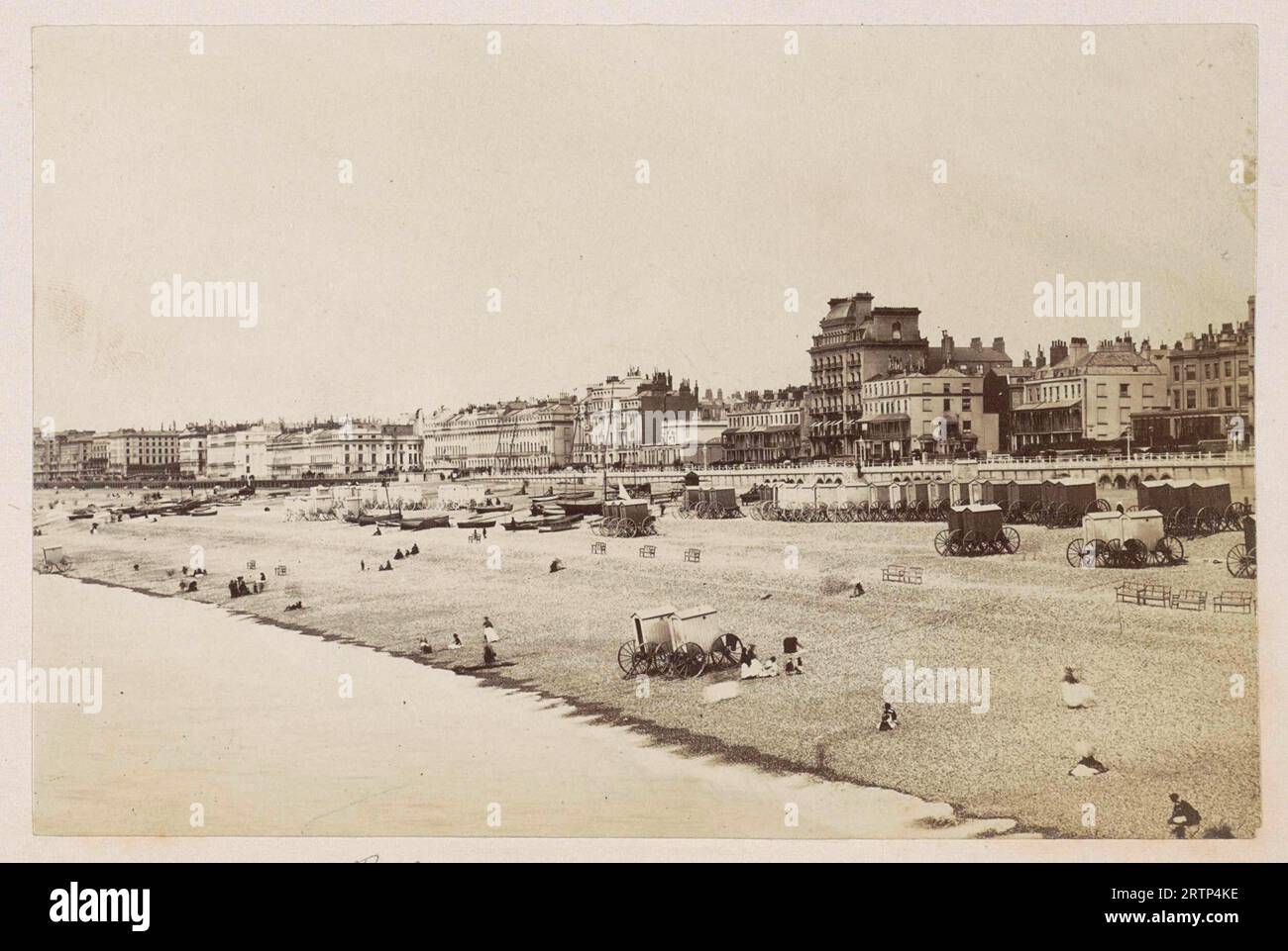 Brighton beach and promenade, seen from Kemptown, anonymous, 1878 ...