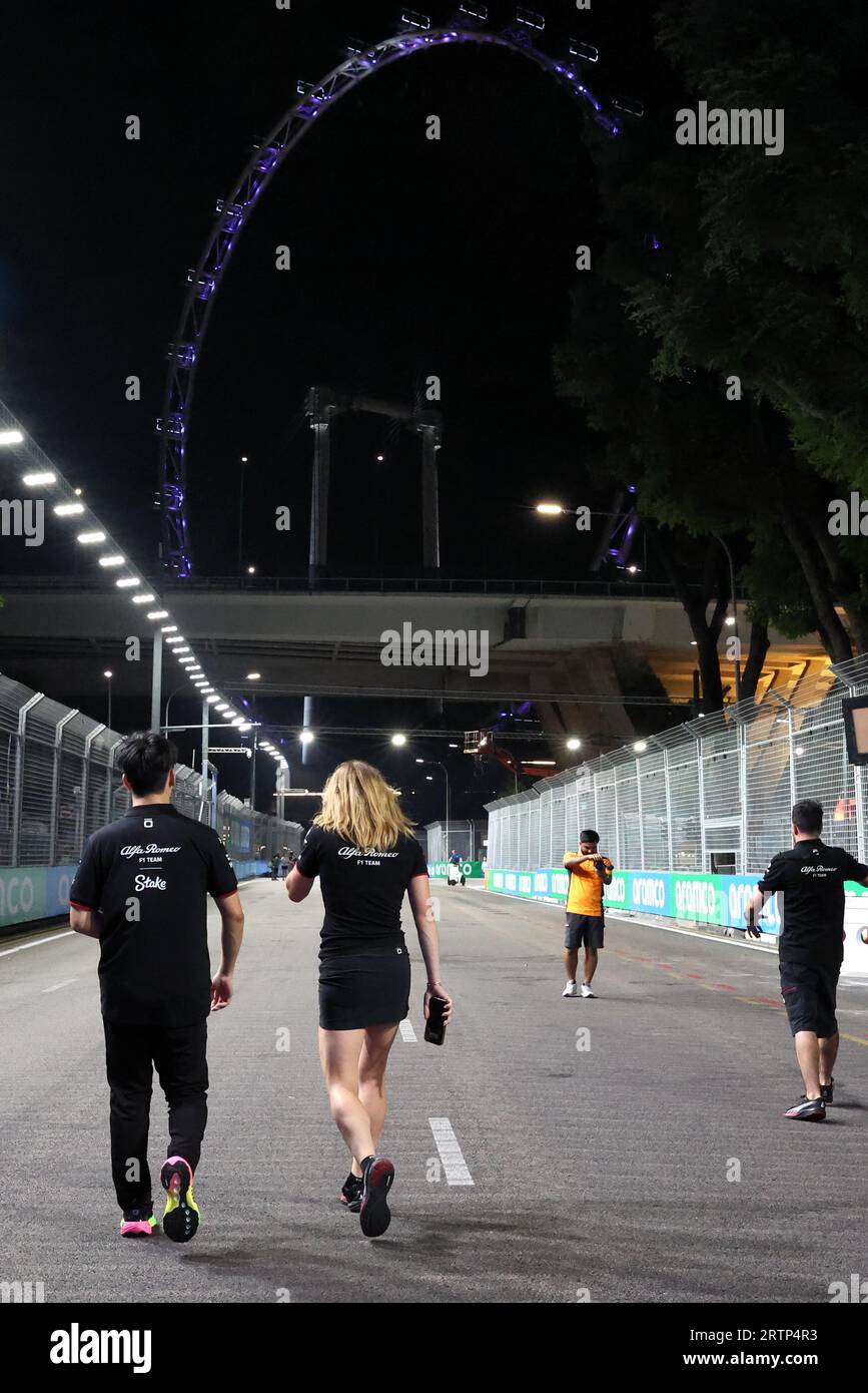 Singapore, Singapore. 14th Sep, 2023. Zhou Guanyu (CHN) Alfa Romeo F1 ...