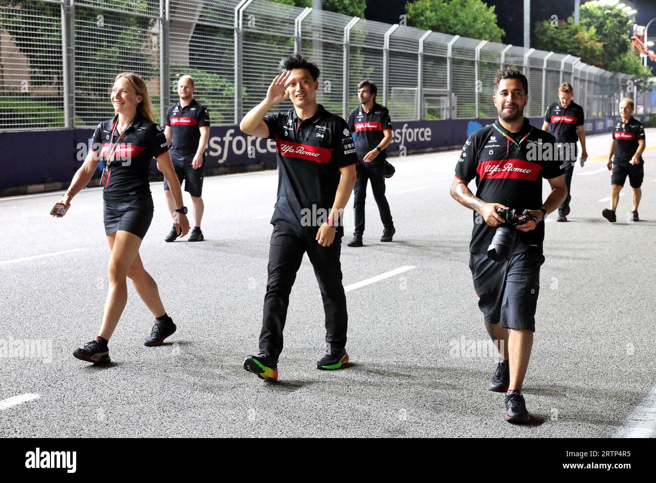 Singapore, Singapore. 14th Sep, 2023. Zhou Guanyu (CHN) Alfa Romeo F1 ...
