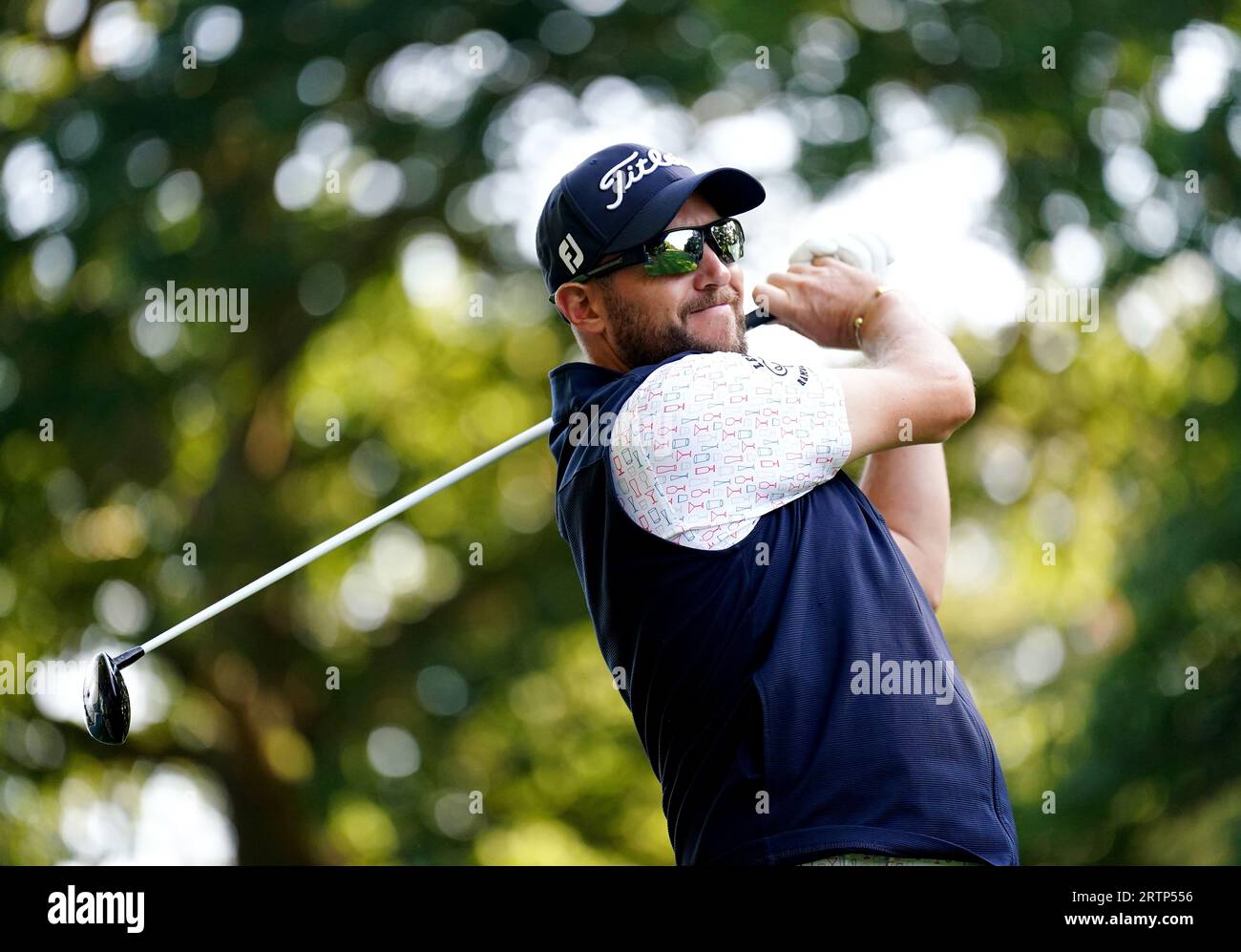Matthew Southgate on the 4th during day one of the 2023 BMW PGA ...