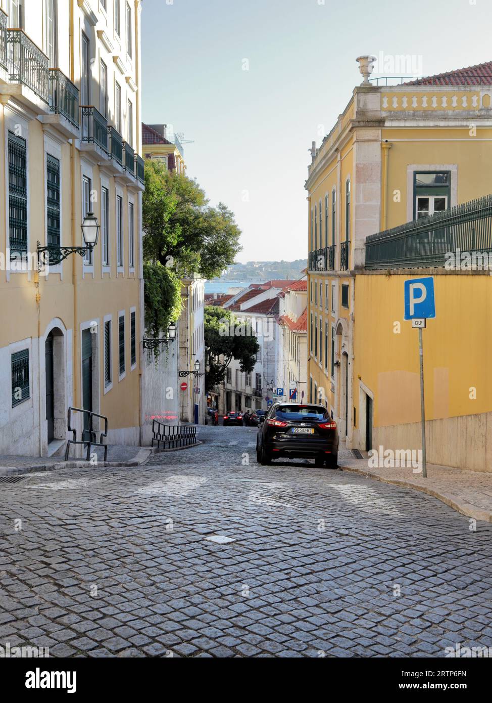 Traditional architecture and street views of Lisbon, Portugal Stock ...