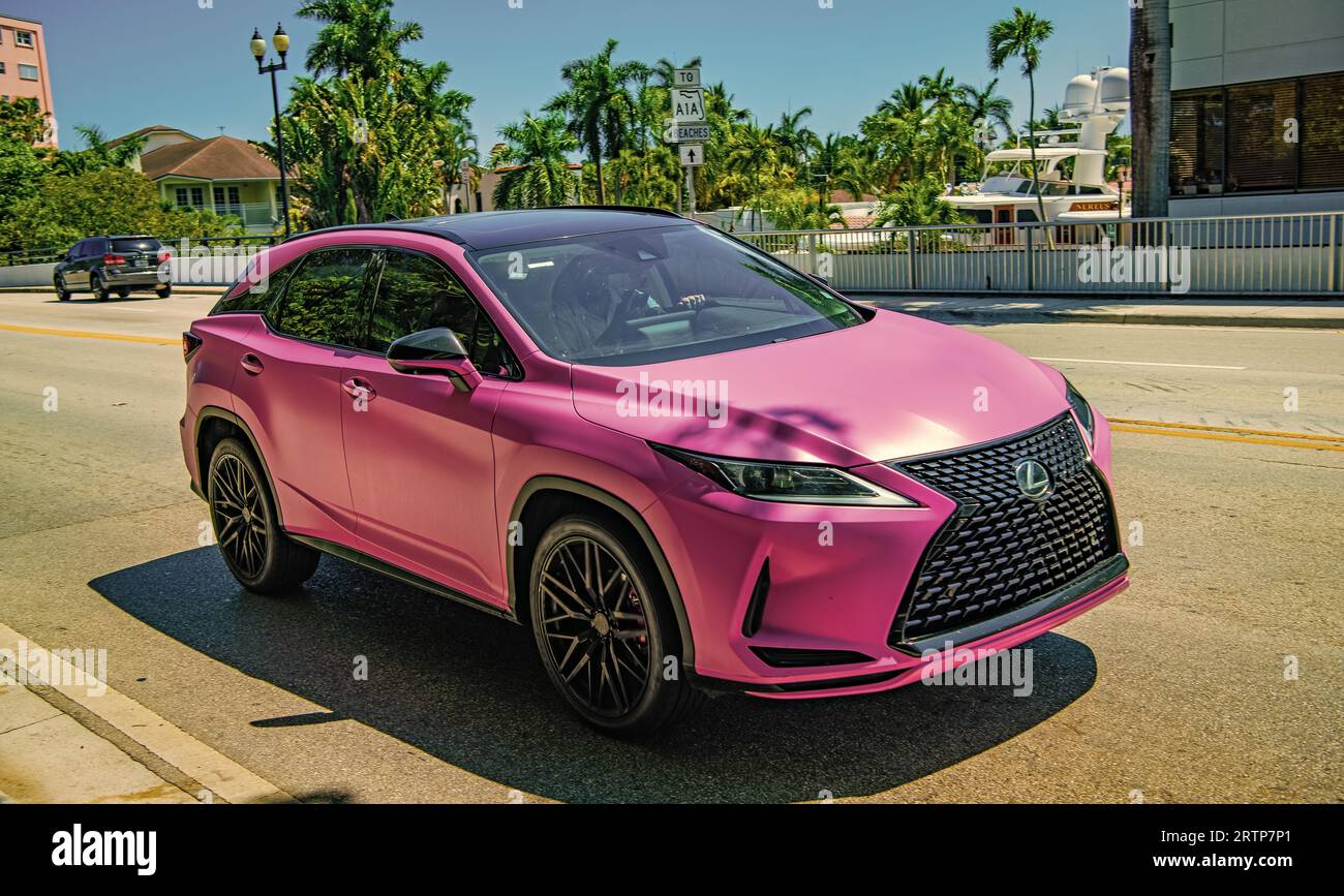 Miami, Florida USA - March 25, 2023: Lexus RX Sport utility vehicle ...
