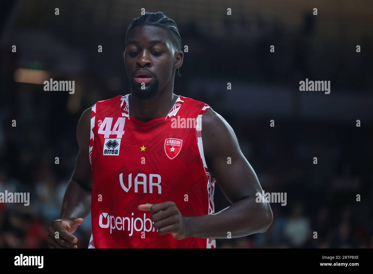 Gabe Brown #44 of Pallacanestro Varese OpenJobMetis seen in action ...