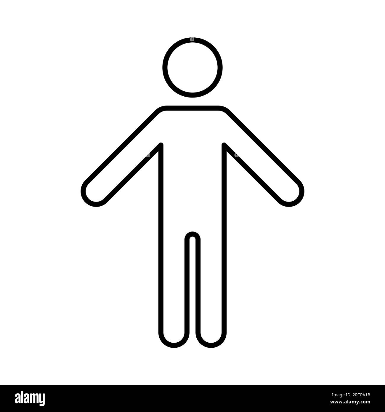 Man line icon. Male sign, symbol. Design can use for web and mobile app ...