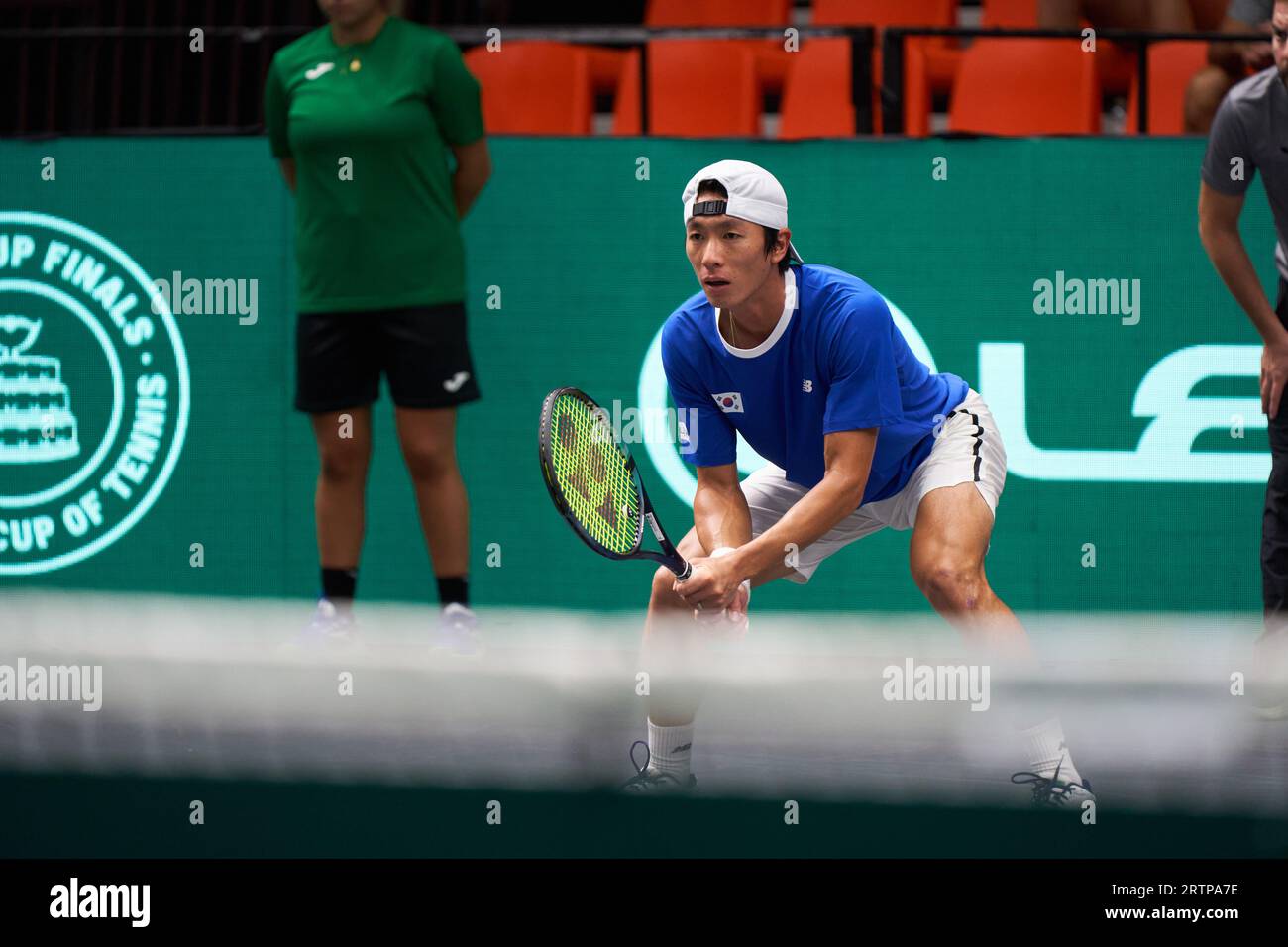 Seongchan Hong of Korea Republic in action during the Valencia Davis ...