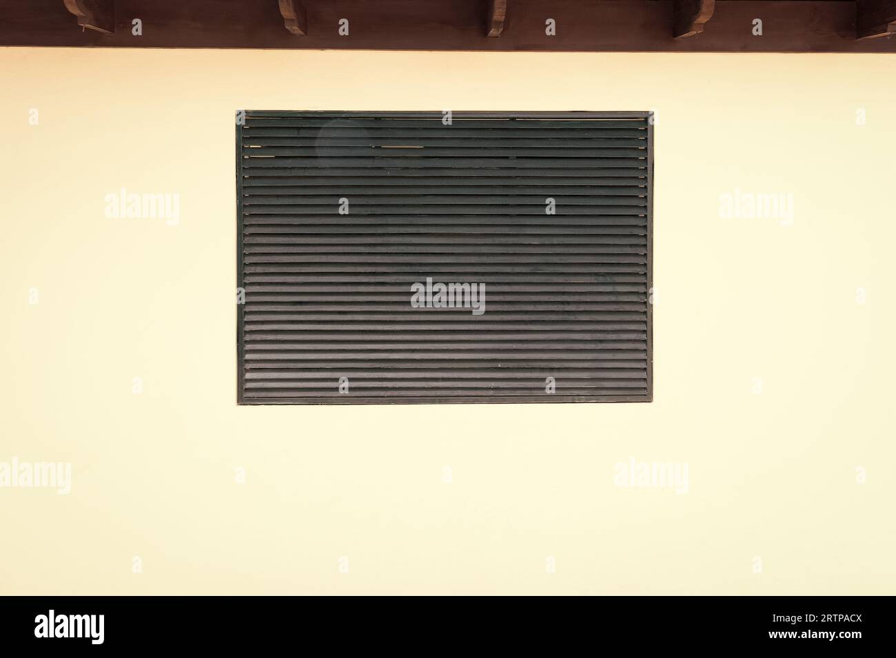 louvers shutter on the wall. louvers shutter facade. louvers shutter ...
