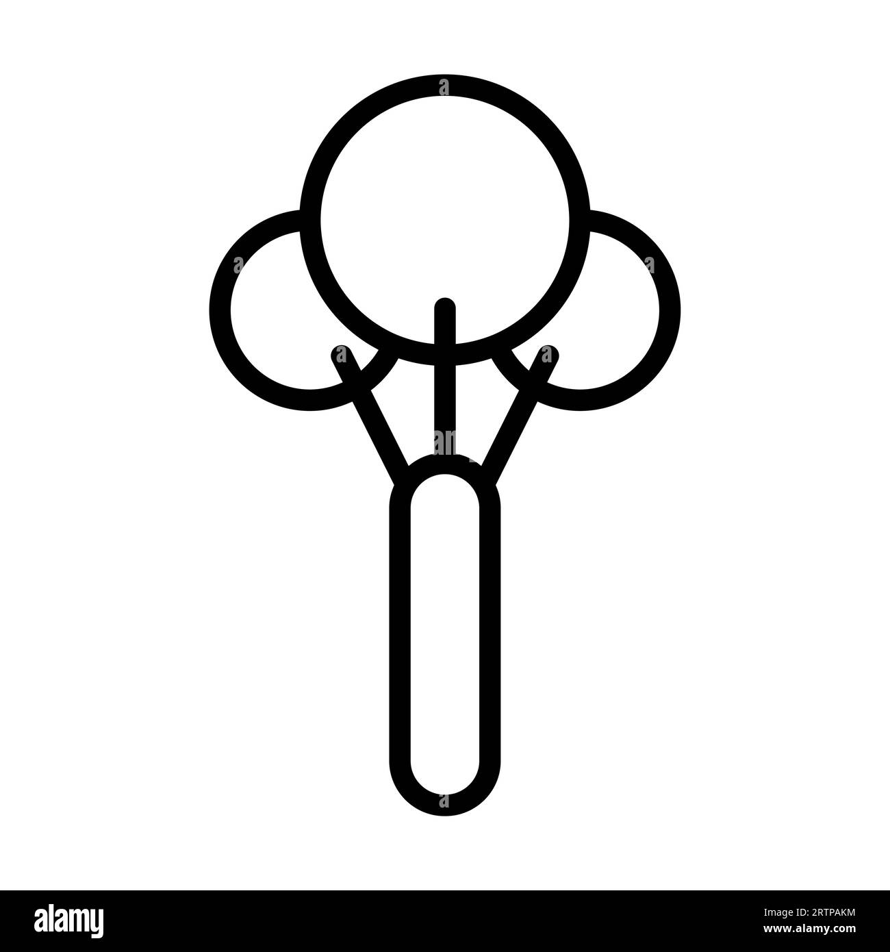 Simple outline of manual whisk for beating eggs vector icon Stock Vector Image & Art - Alamy