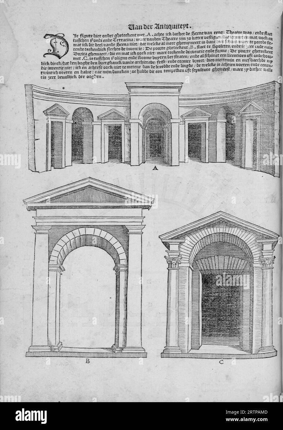 Den Tweeden boeck van architecturen Sebastiani Serlij, tracterende van ...