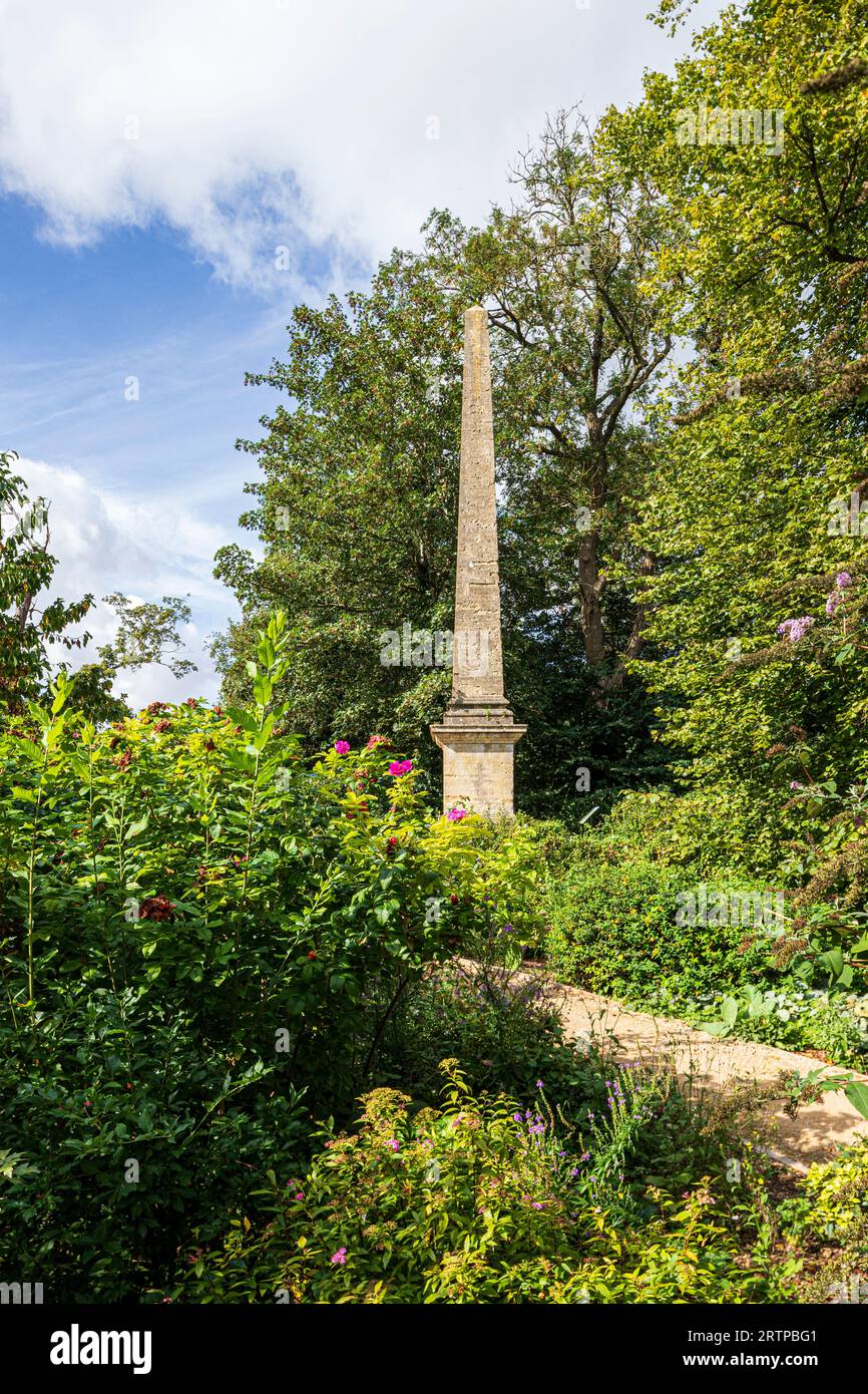 The 19th century 15 metre high obelisk built of blocks of local dressed ...