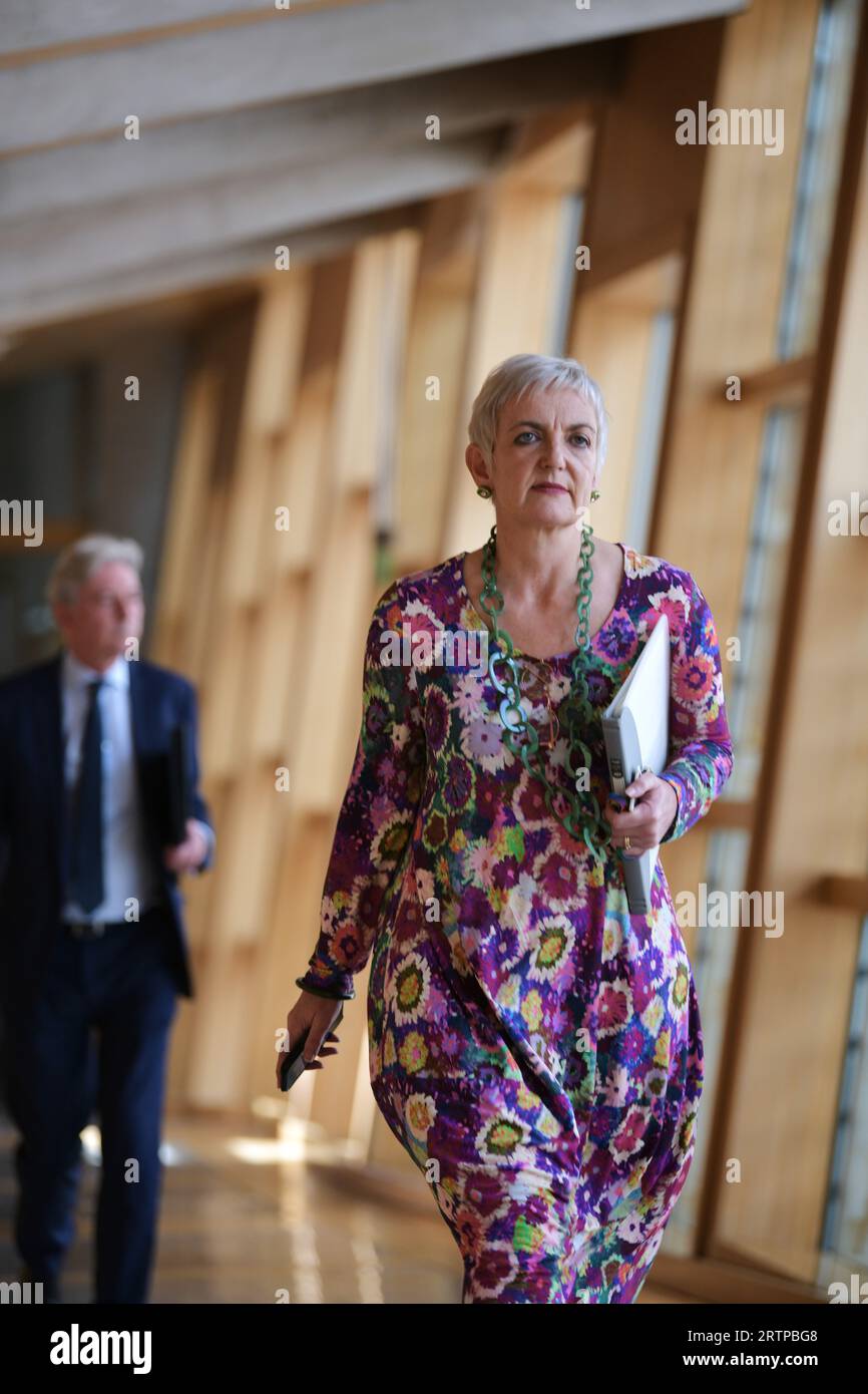 Edinburgh Scotland, UK 14 September 2023. Angela Constance MSP Scottish ...