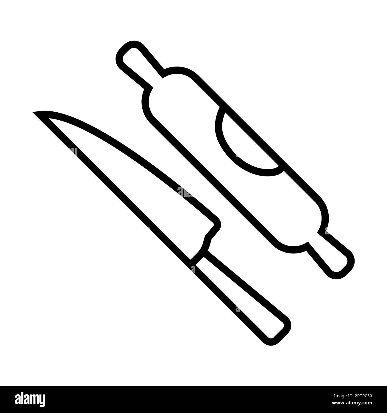 Kitchen creative icon simple Black and White Stock Photos & Images - Alamy