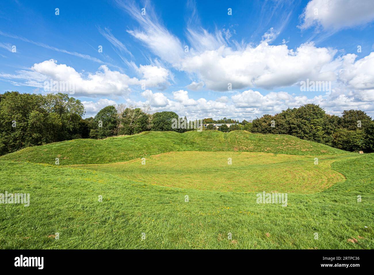The early 2nd century AD Roman amphitheatre on the outskirts of ...