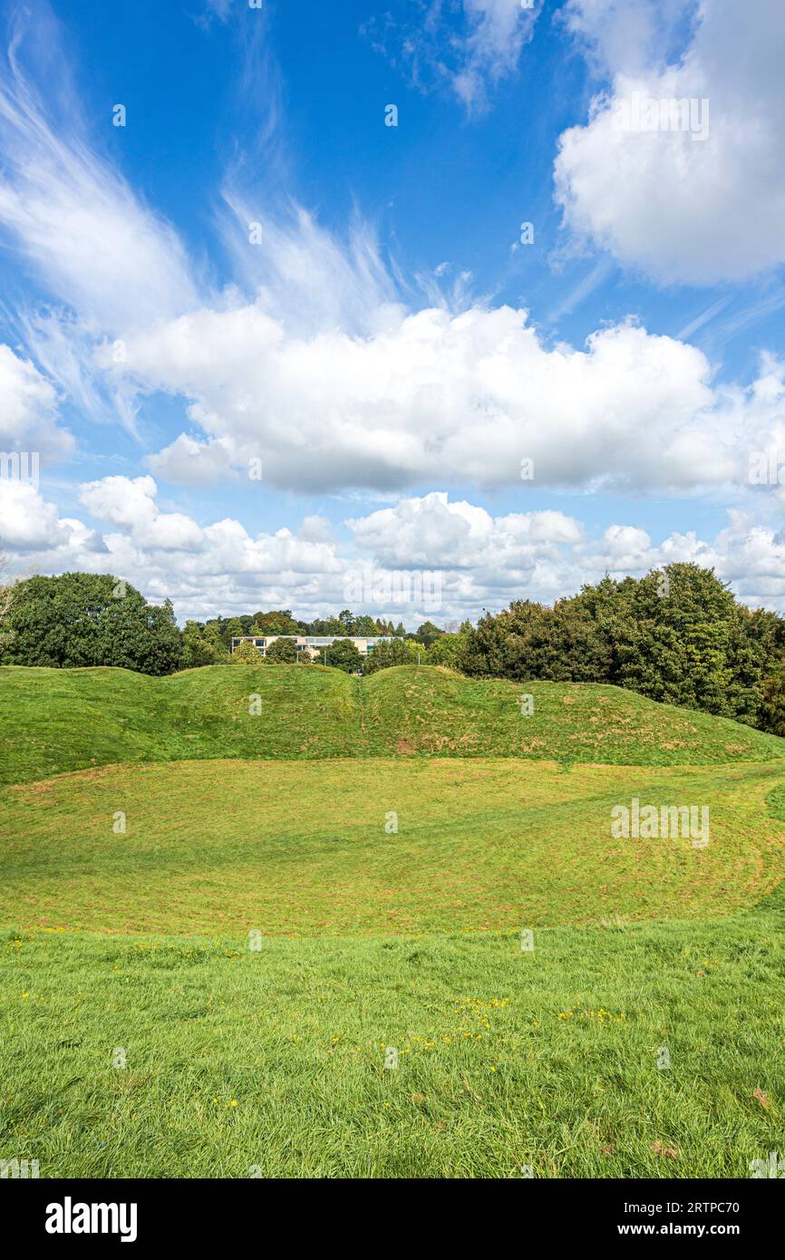 The early 2nd century AD Roman amphitheatre on the outskirts of ...