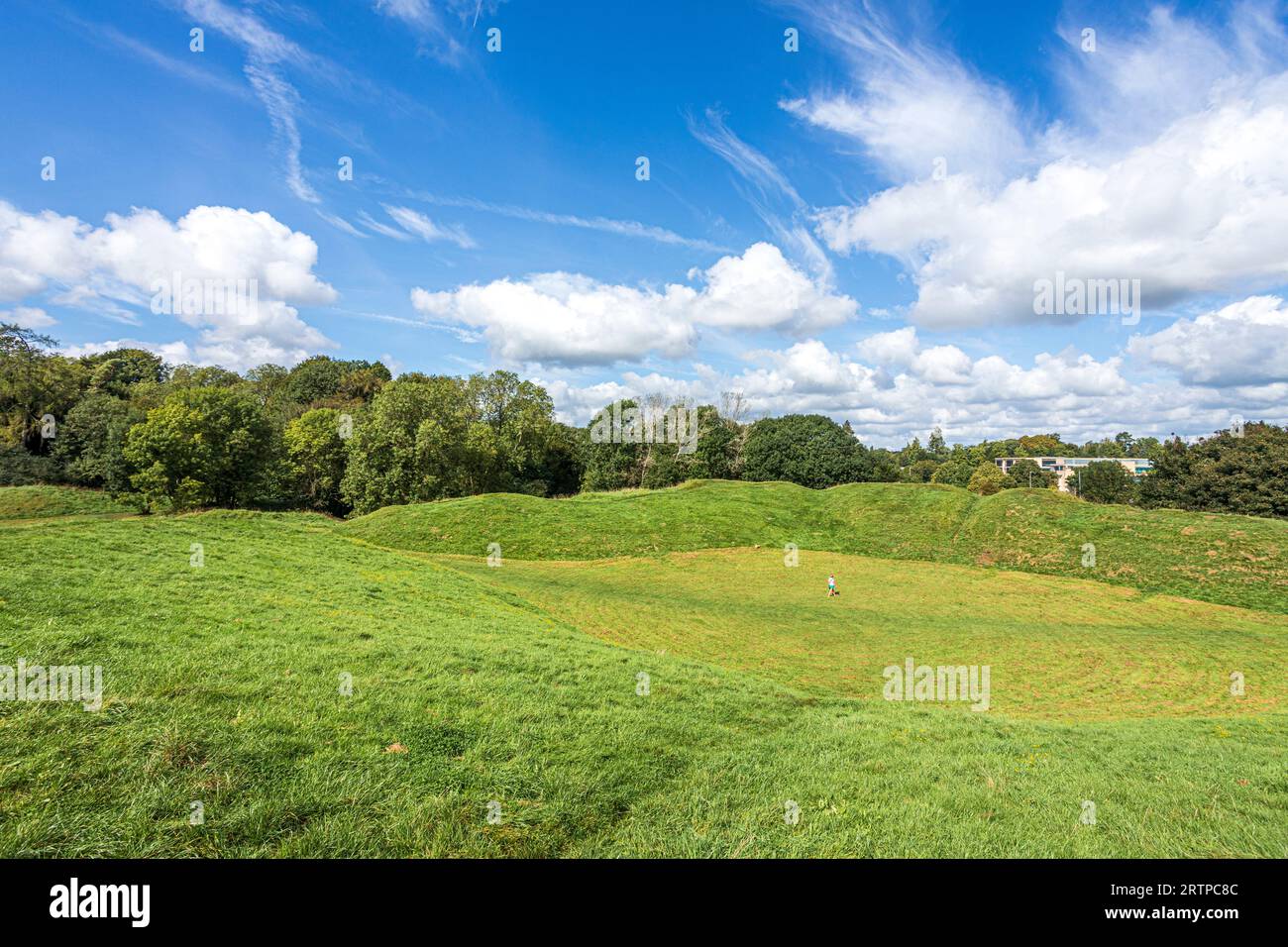 The early 2nd century AD Roman amphitheatre on the outskirts of ...