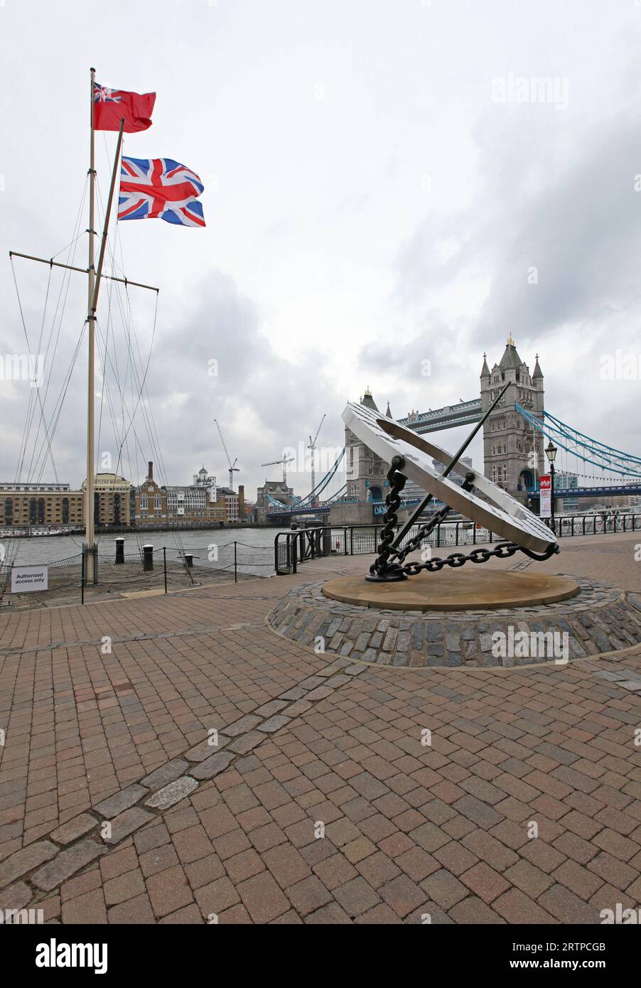 London, United Kingdom - January 25, 2013: Red Ensign Duster and Union ...