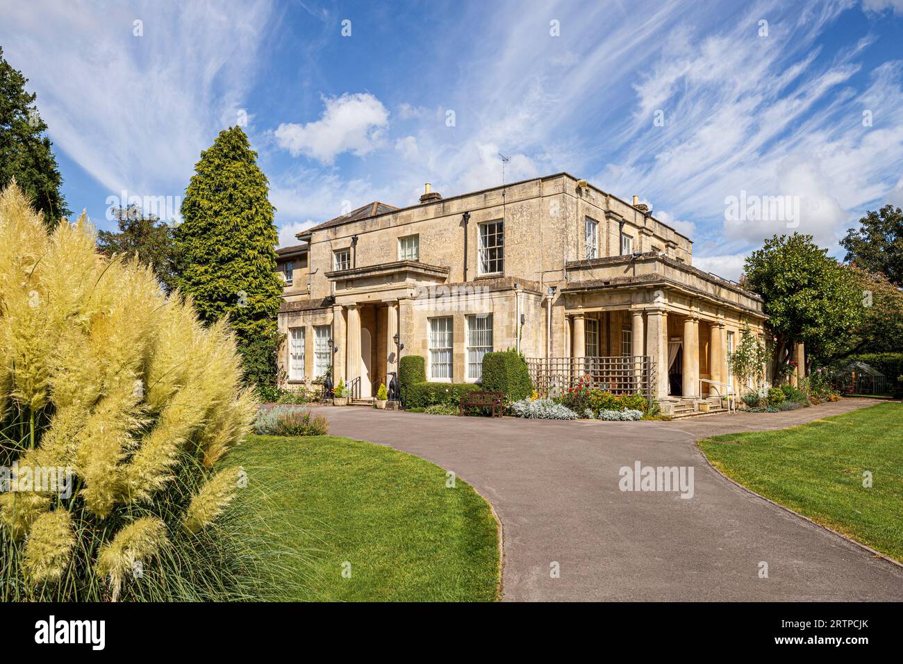 Watermoor House built of ashlar limestone in 1827 (now a care home) in ...
