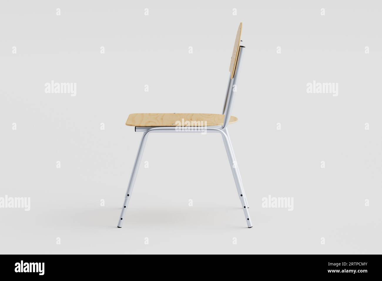 3d Illustration of Child Chair with Adjustable Height isolated on white ...